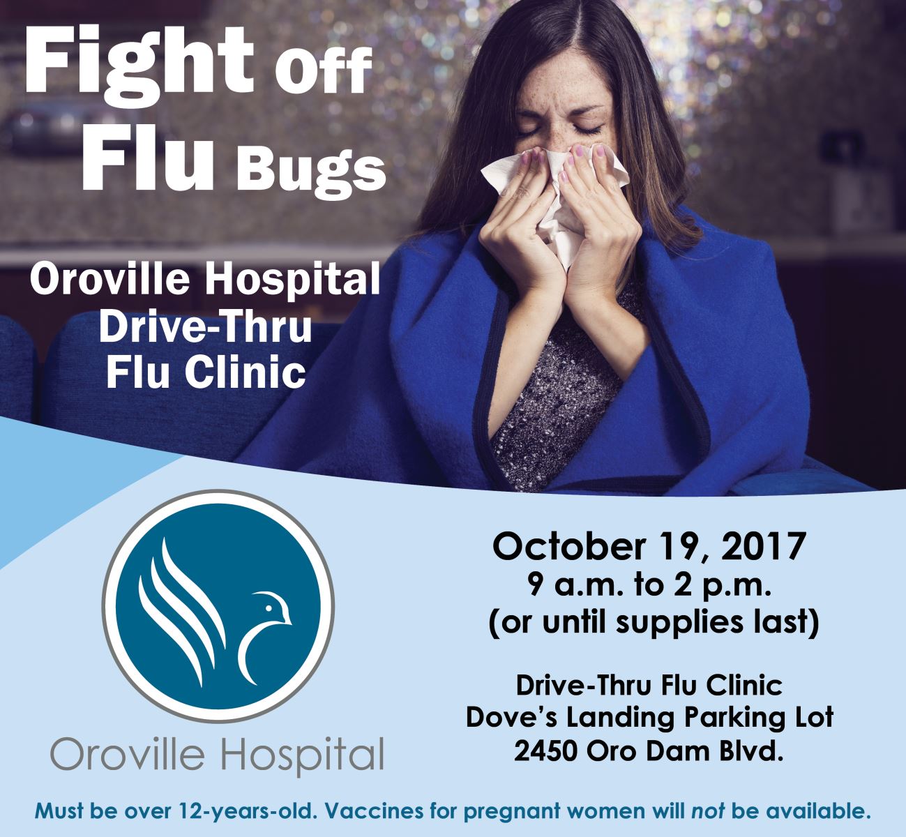 Oroville Hospital Drive-Thru Flu Clinic - News Article